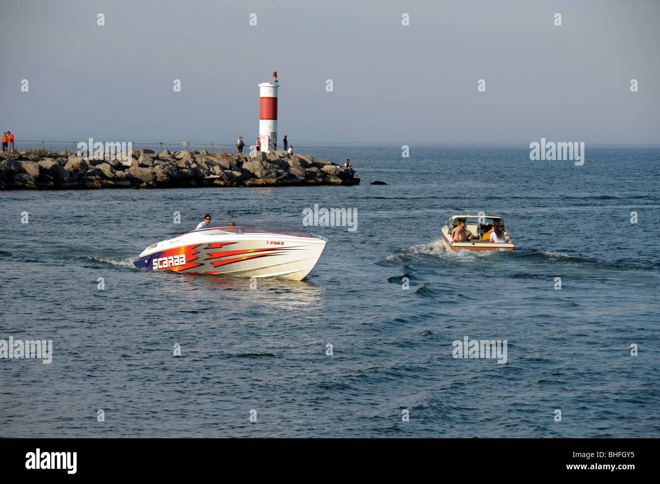 Irondequoit Bay Inlet, Rochester NY USA Stock Photo - Alamy