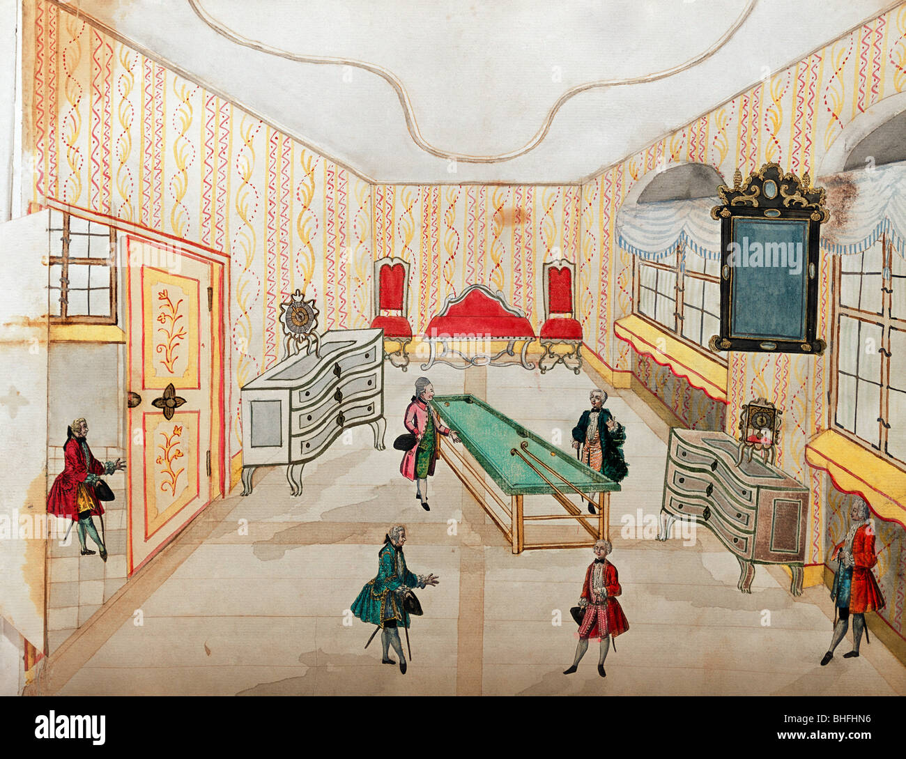18th century salon hi-res stock photography and images - Alamy