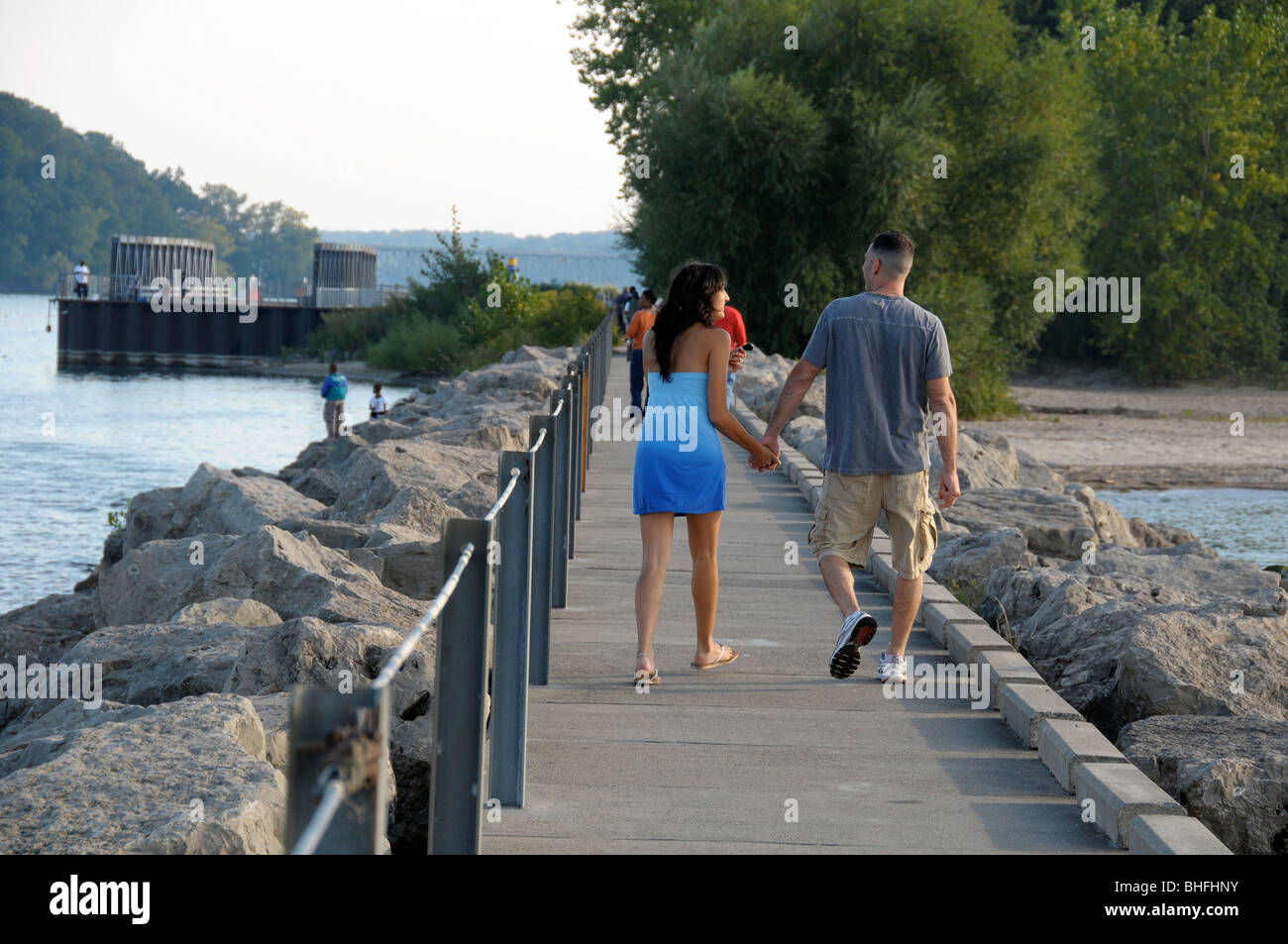 Walk in pier hi-res stock photography and images - Alamy