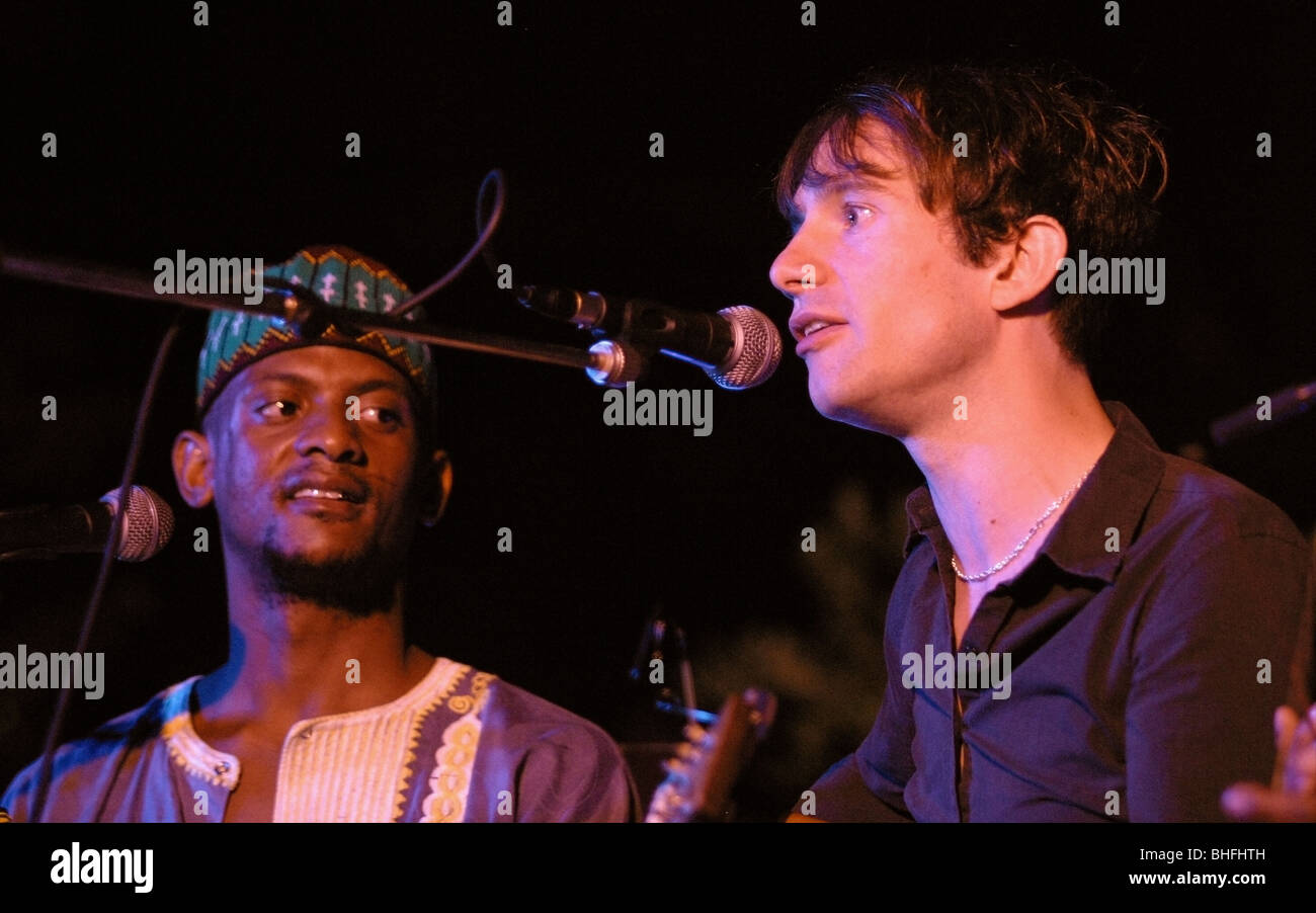 Madosini & Patrick Duff performing at Womad at The Eden Project 2003 ...