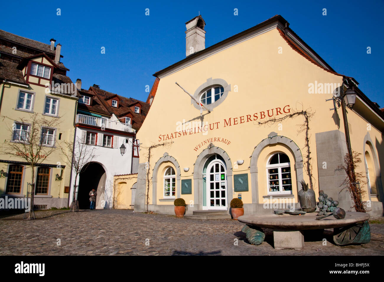 Statue meersburg lake constance germany hi-res stock photography and ...