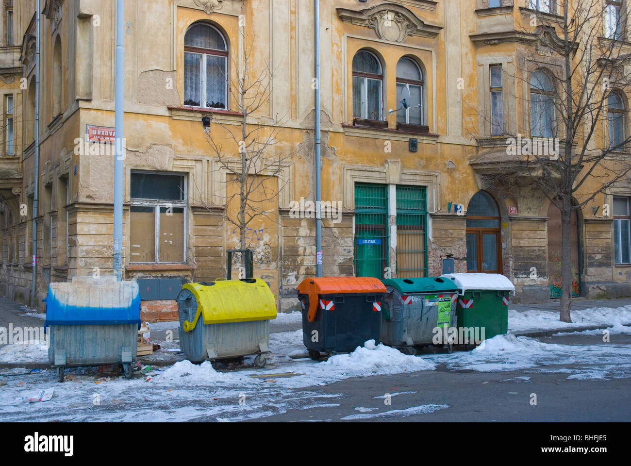 Recycling containers prague hi-res stock photography and images - Alamy