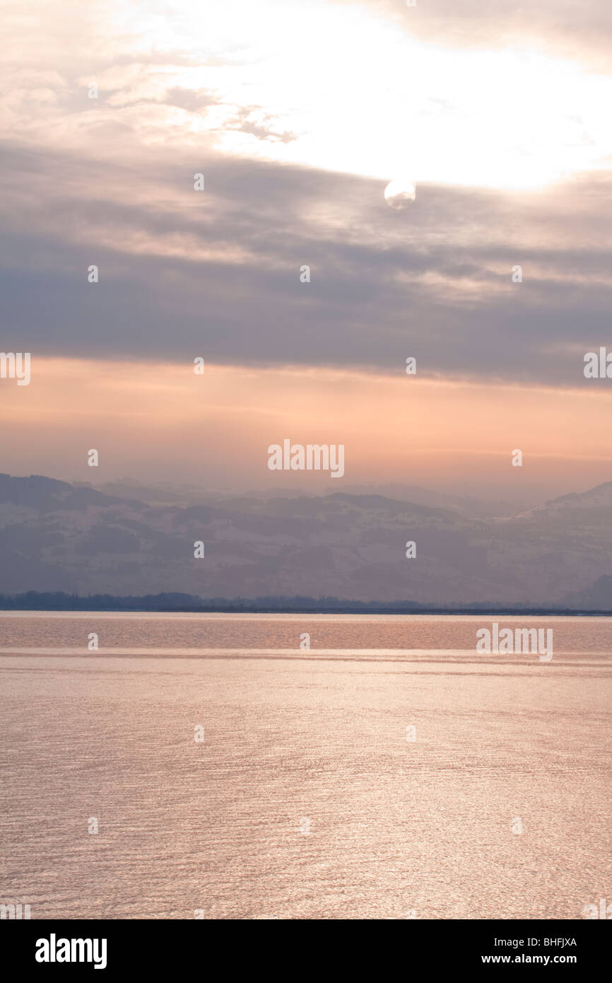 Sunset over Lake Constance (Bodensee), Germany Stock Photo - Alamy