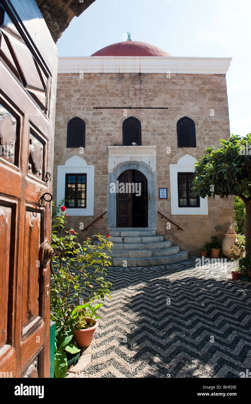The Islamic Library, Rhodes Old Town, Greece Stock Photo - Alamy