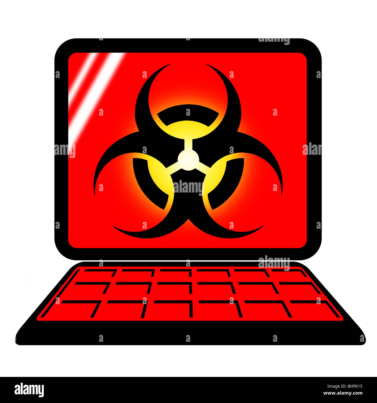 Computer Virus Logo