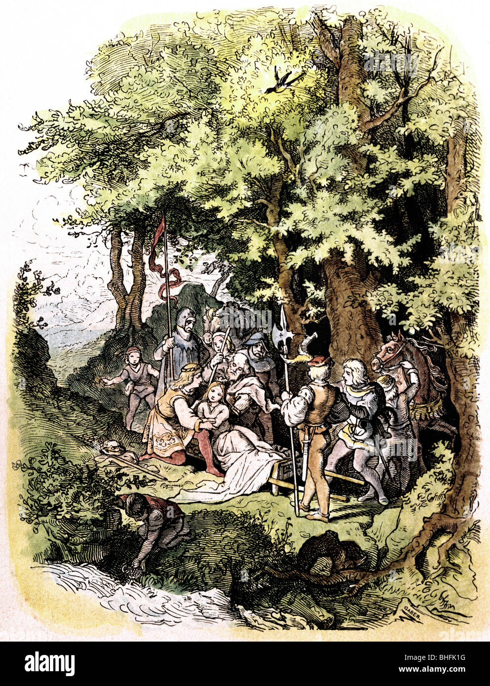 literature, fairy tales, "Show-White and Rose-Red", from Ludwig ...