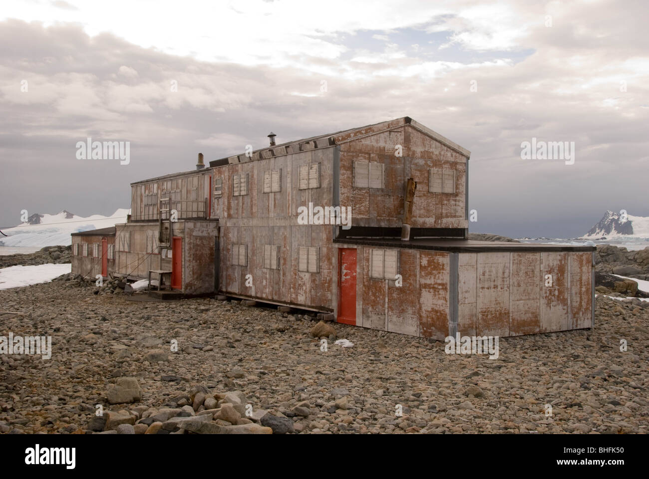 British Antarctic Survey Base E, Stonnington Island, Marguerite Bay ...
