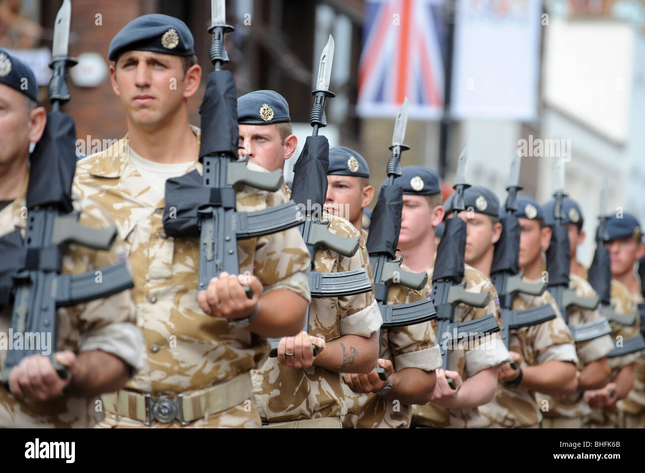 British Troops return from Afghanistan Stock Photo - Alamy