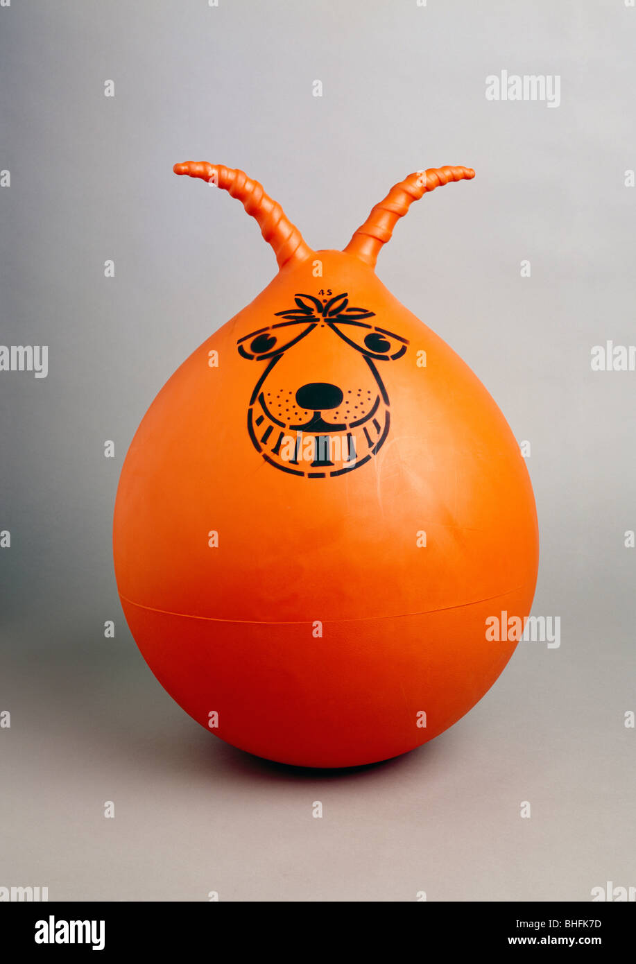 Image of a spacehopper on a plain background Stock Photo - Alamy