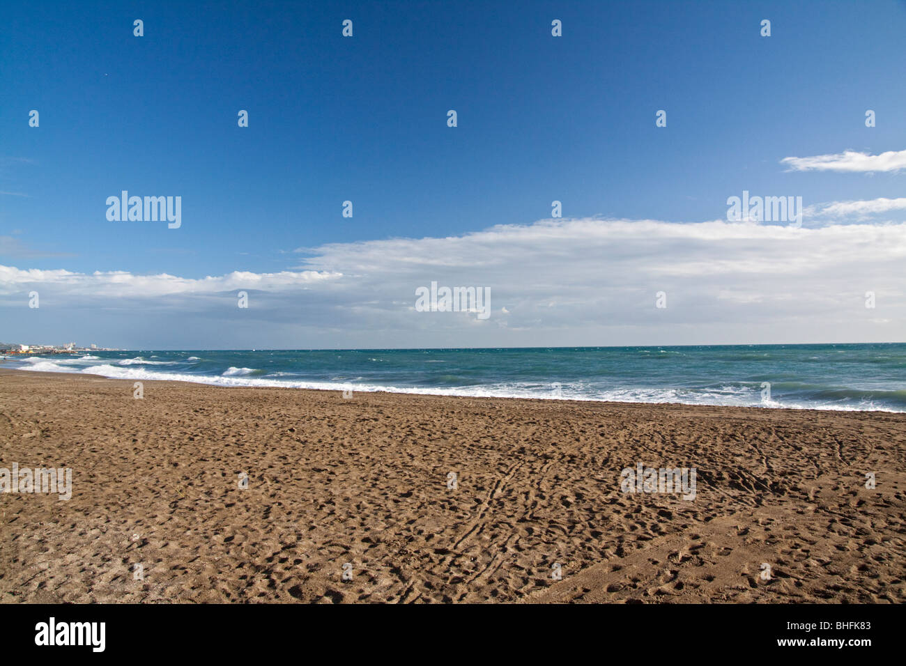 Beach at old town Marbella - Andalusia, Spain Stock Photo - Alamy