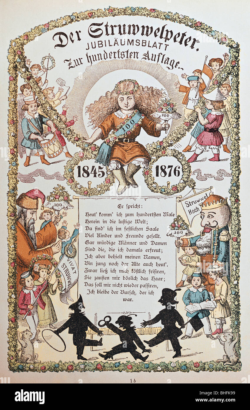 Literature der struwwelpeter peter illustration hi-res stock ...