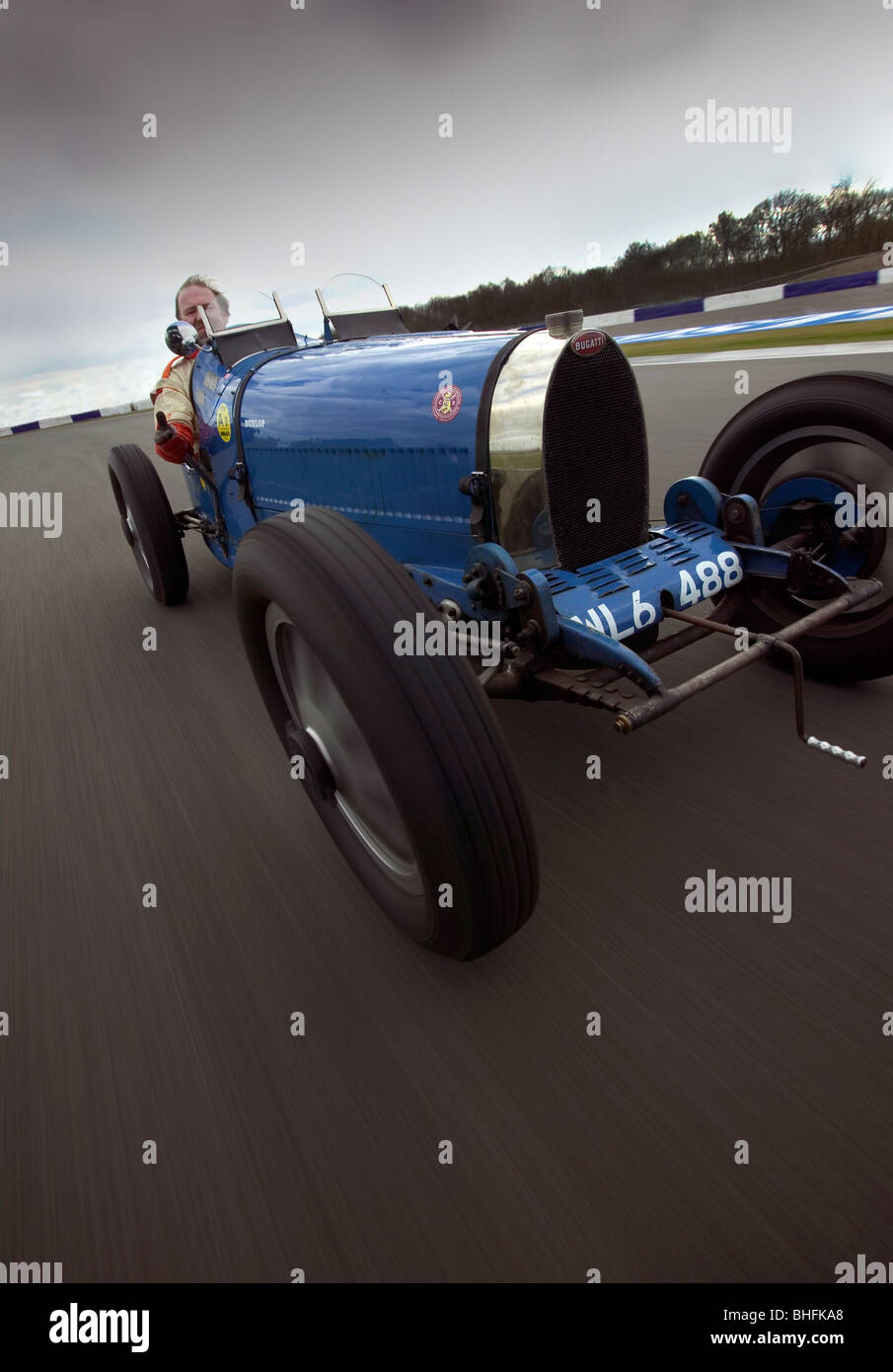 Bugatti Type 35 1920's Grand Prix car at speed Stock Photo - Alamy