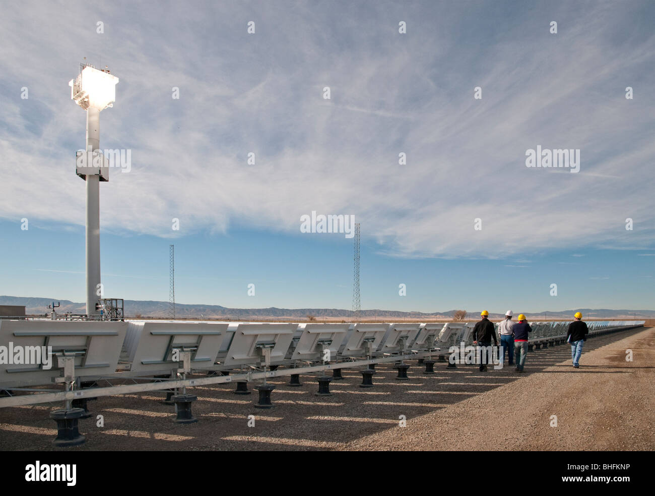Heliostat thermal power plant hi-res stock photography and images - Alamy