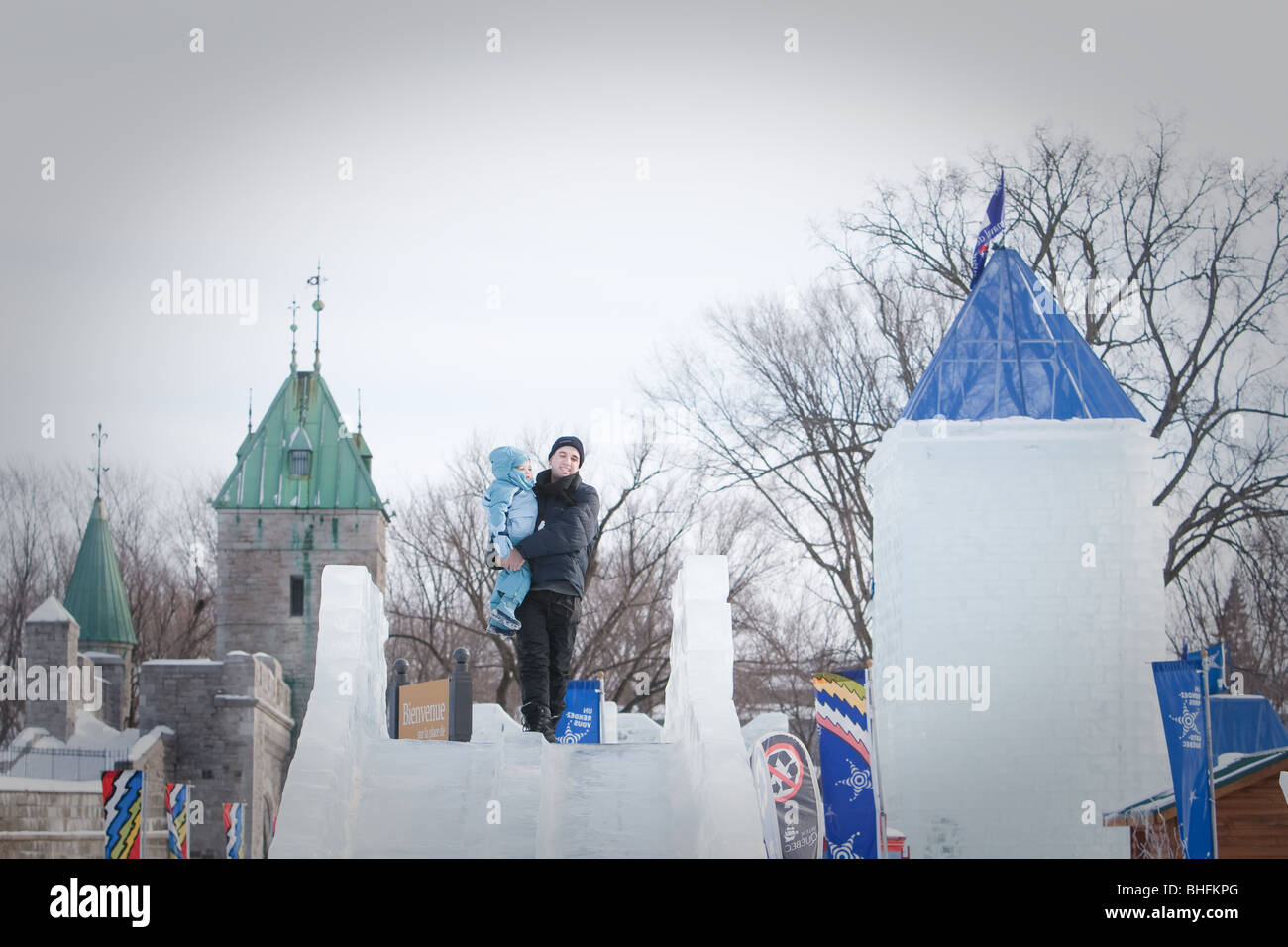Quebec city winter carnival hi-res stock photography and images - Alamy