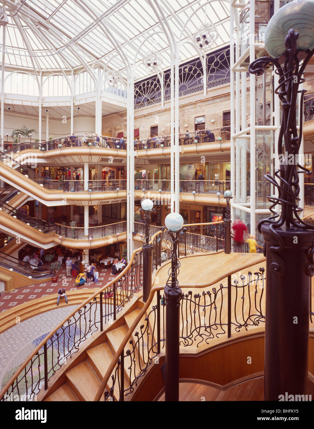 Inside Princes Square, Glasgow Stock Photo - Alamy