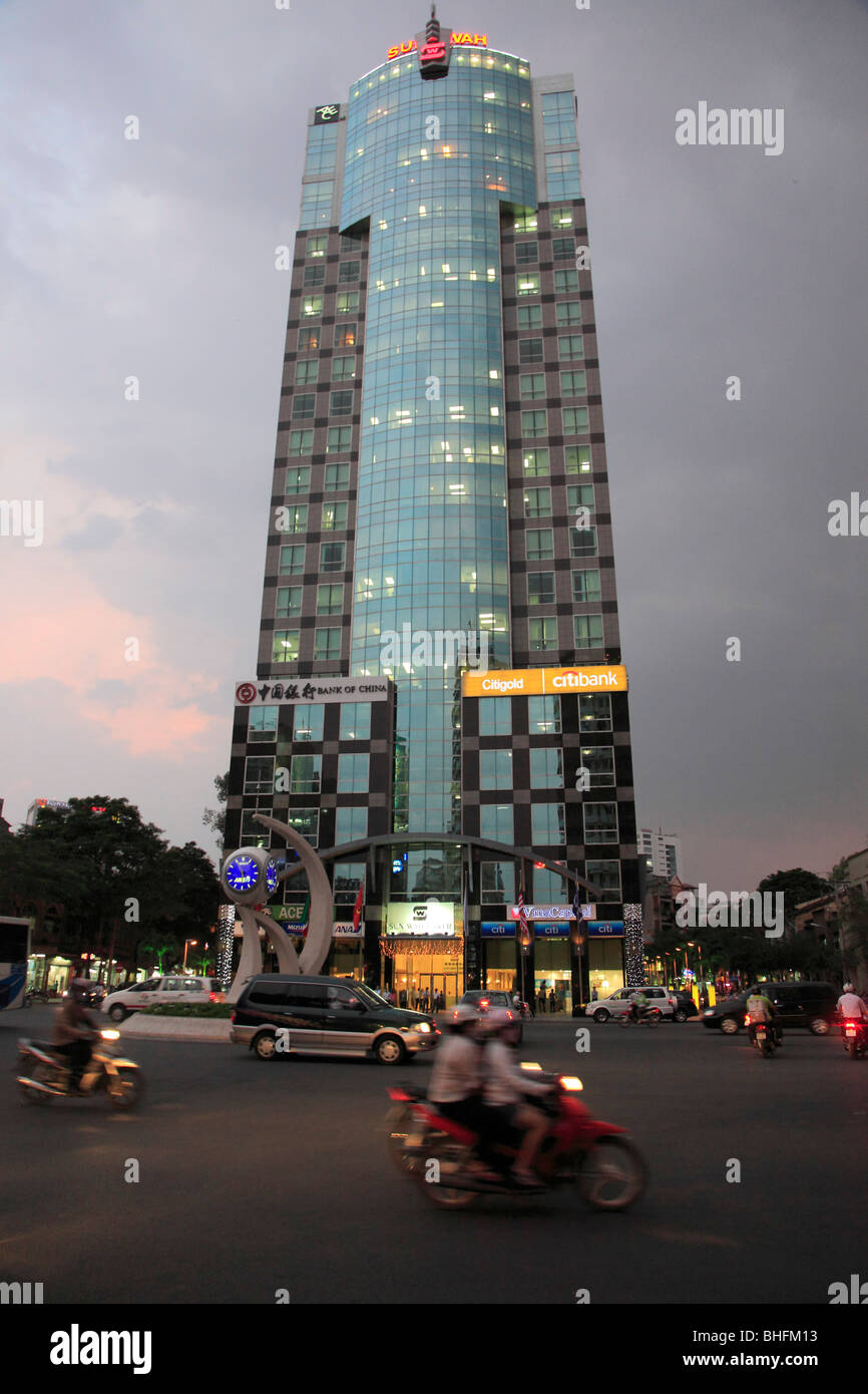 Vietnam, Ho Chi Minh City, Saigon, Sun Wah Tower Stock Photo - Alamy