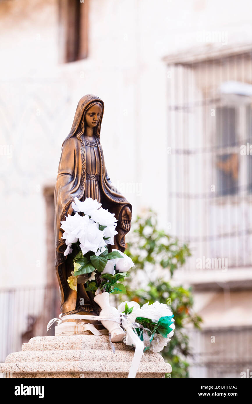 Bronze Maria statue, Marbella - Andalusia, Spain Stock Photo - Alamy
