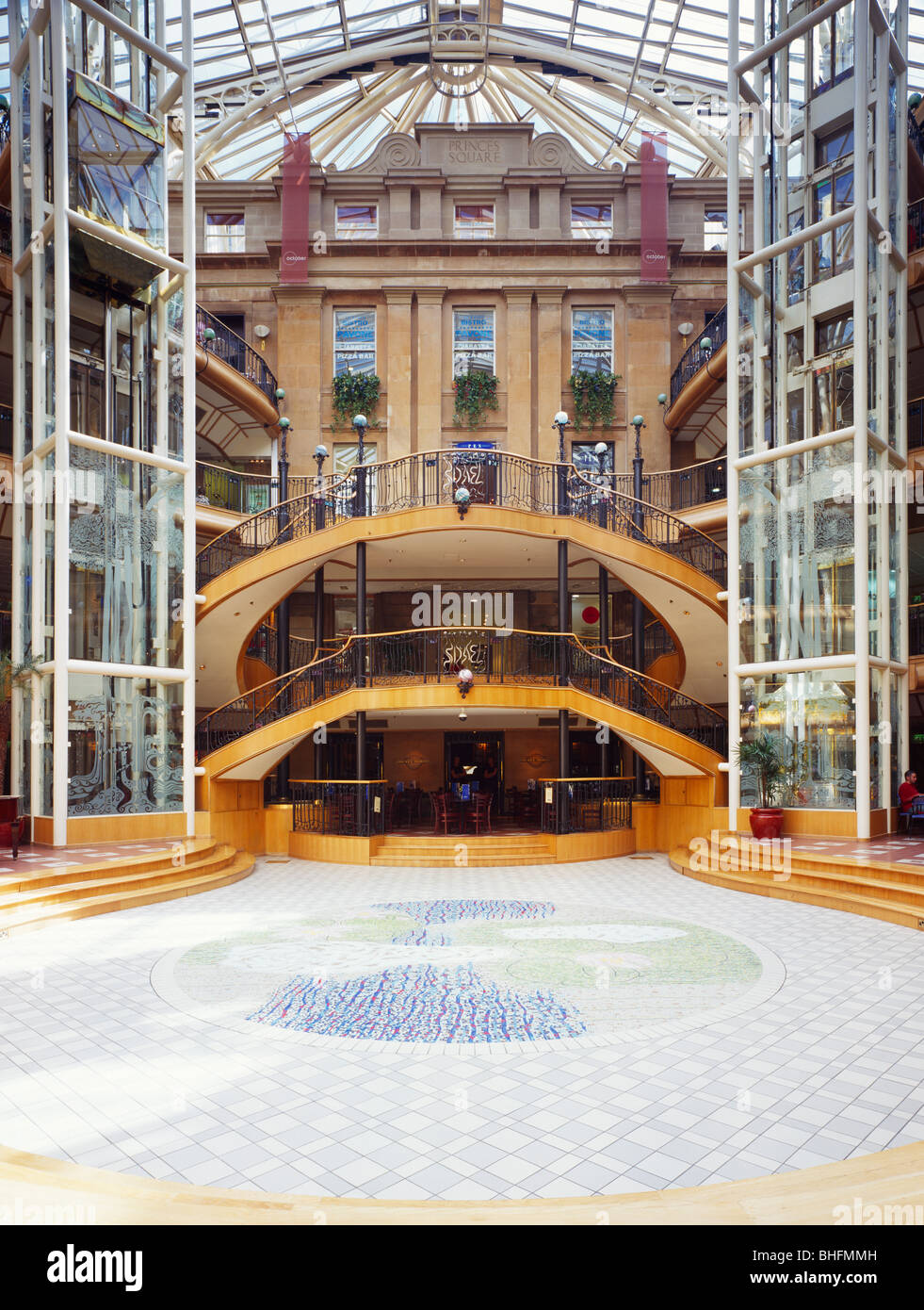 Inside Princes Square, Glasgow Stock Photo - Alamy