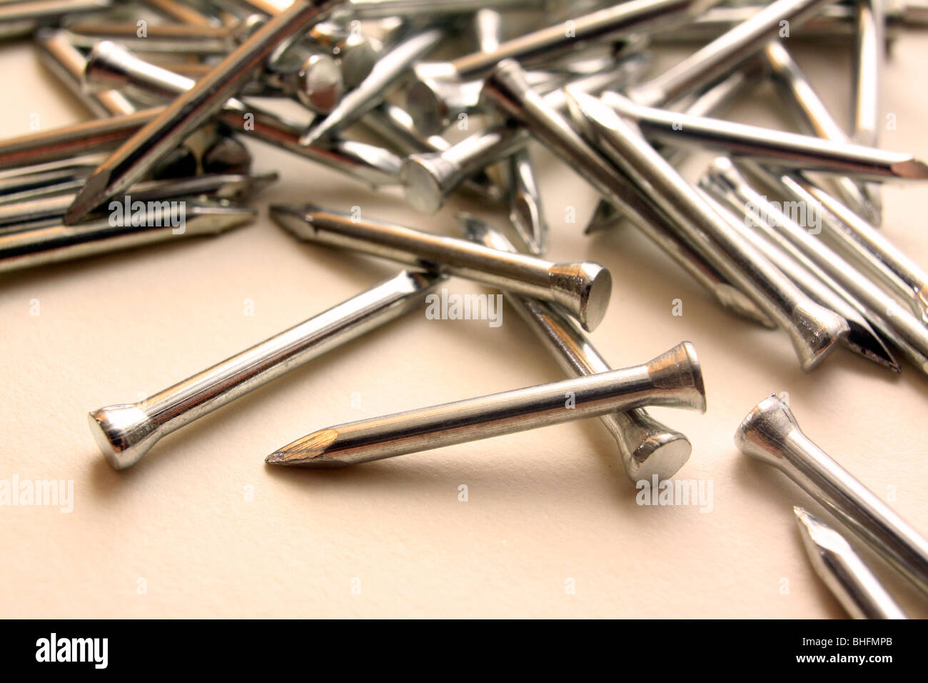 Masonry nails hi-res stock photography and images - Alamy