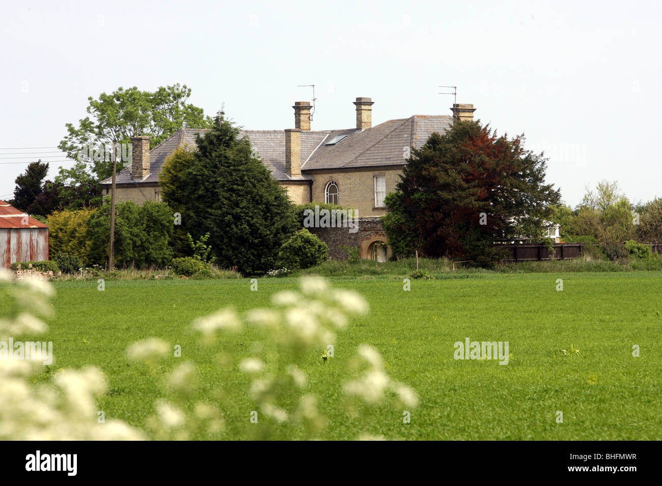 HOME OF COMEDIAN STEPHEN FRY NEAR KINGS LYNN NORFOLK WEST BILNEY Stock ...