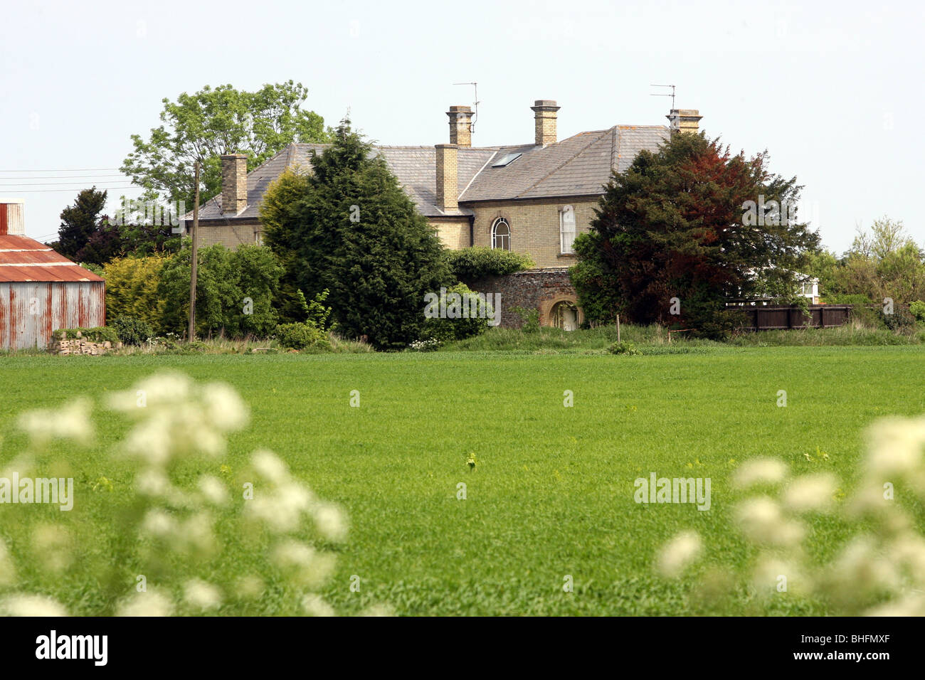 HOME OF COMEDIAN STEPHEN FRY NEAR KINGS LYNN NORFOLK WEST BILNEY Stock ...