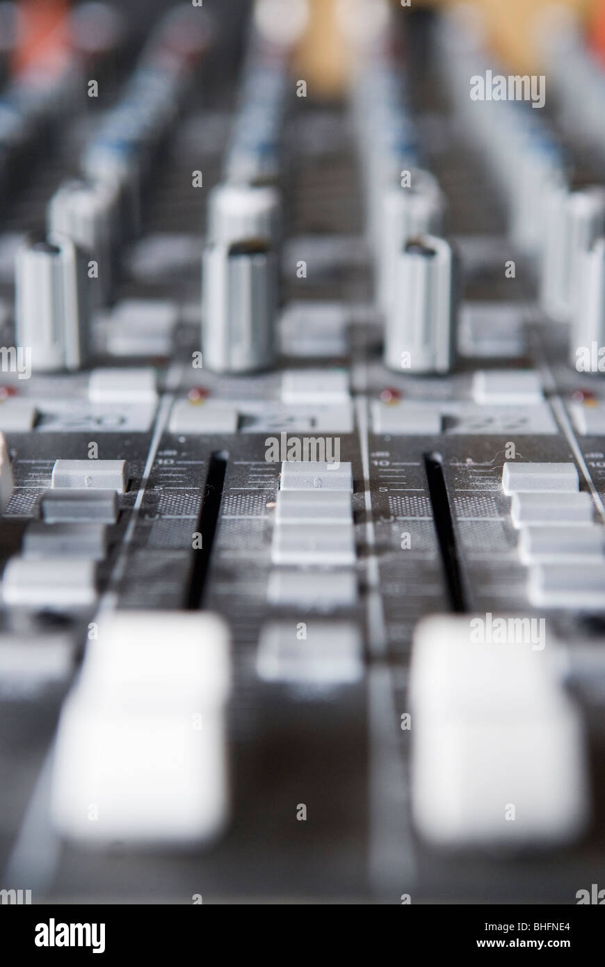 Mixing desk fader hi-res stock photography and images - Alamy