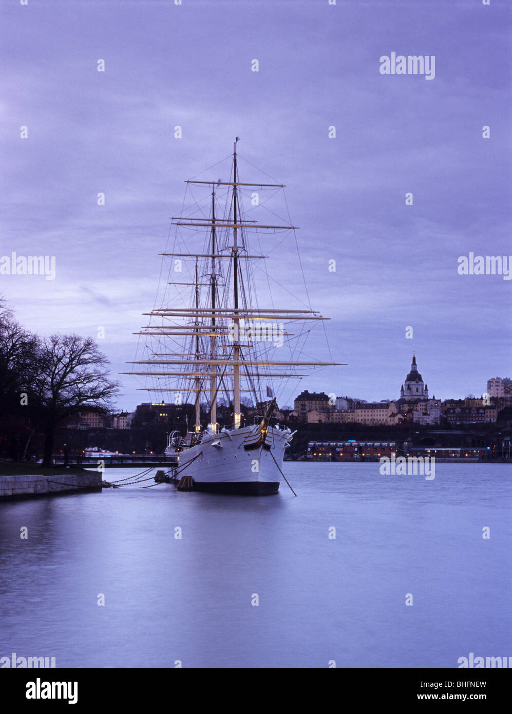 Hostel Ship Af Chapman, Skeppsholmen, Stockholm, Sweden Stock Photo - Alamy