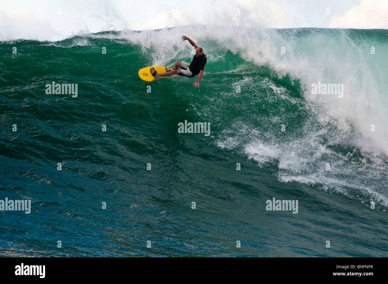 Big wave surfing in hawaii hi-res stock photography and images - Alamy