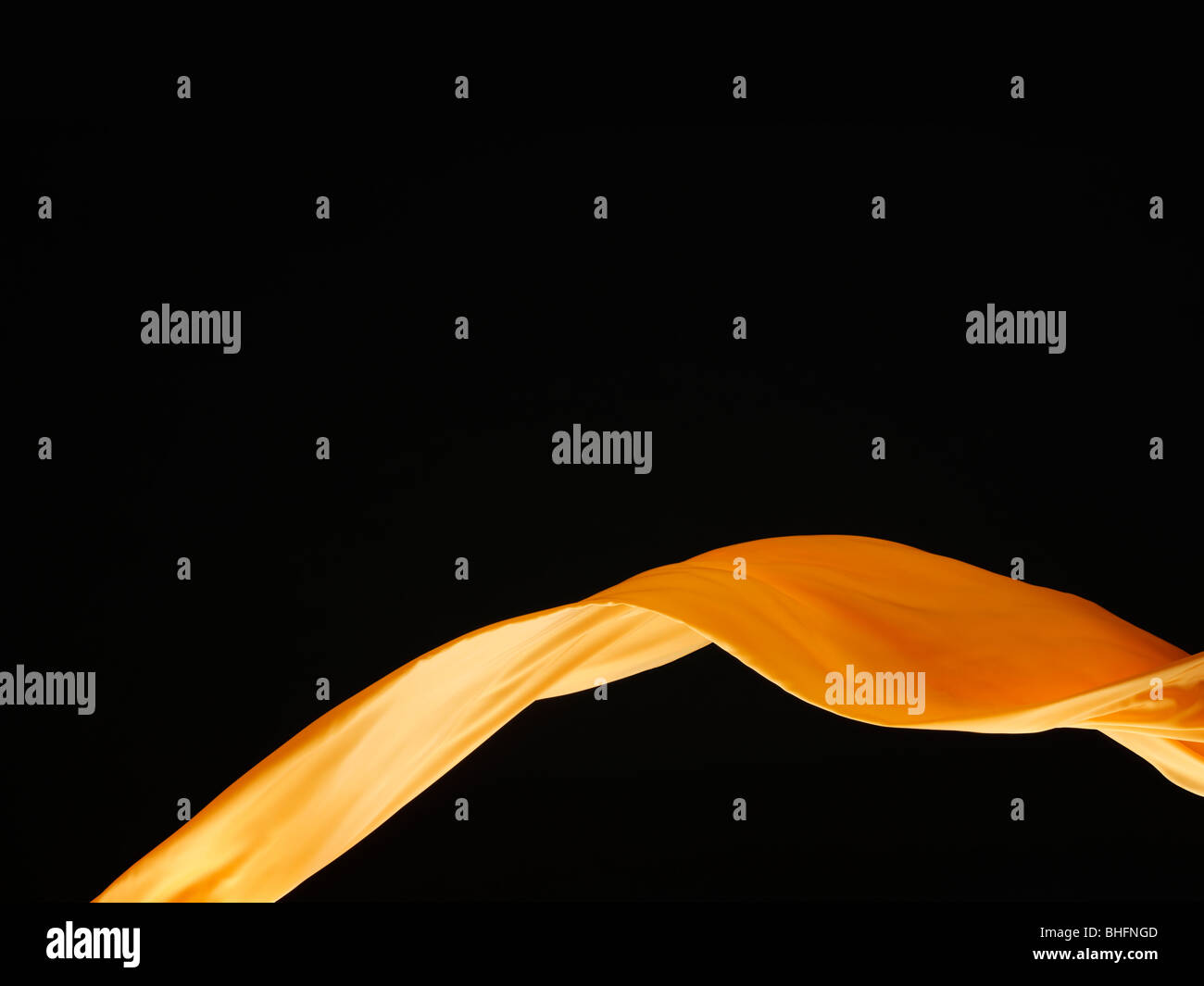 Orange silk fabric hi-res stock photography and images - Alamy