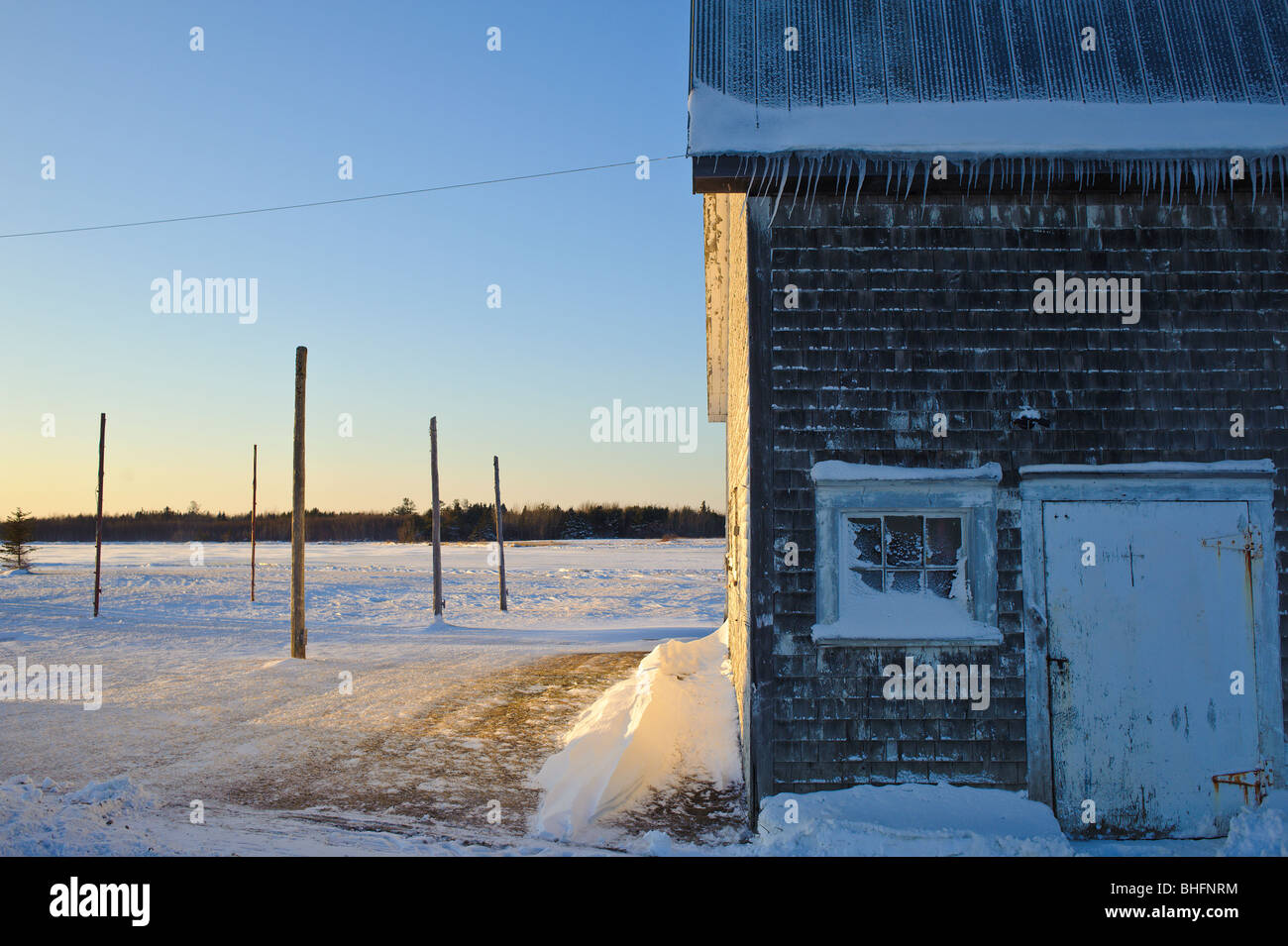 Ice covered miramichi bay hi-res stock photography and images - Alamy