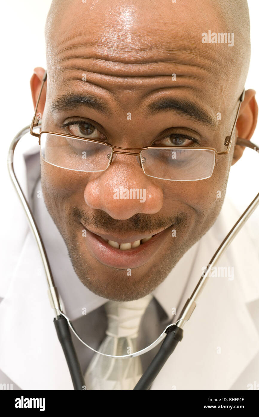 Smiling male doctor Stock Photo - Alamy