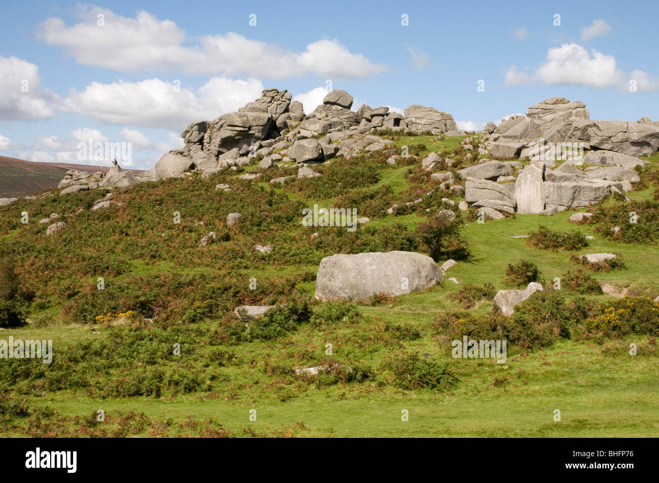 Bonehill Rocks on Dartmoor Stock Photo - Alamy
