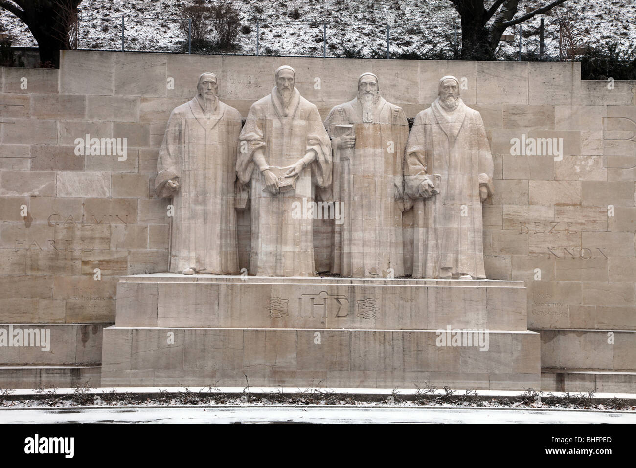 Geneva Reformers: Favel, Calvin; John Knox, Beze Stock Photo - Alamy