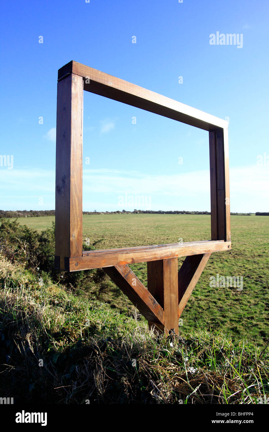 Wooden sign frame hi-res stock photography and images - Alamy