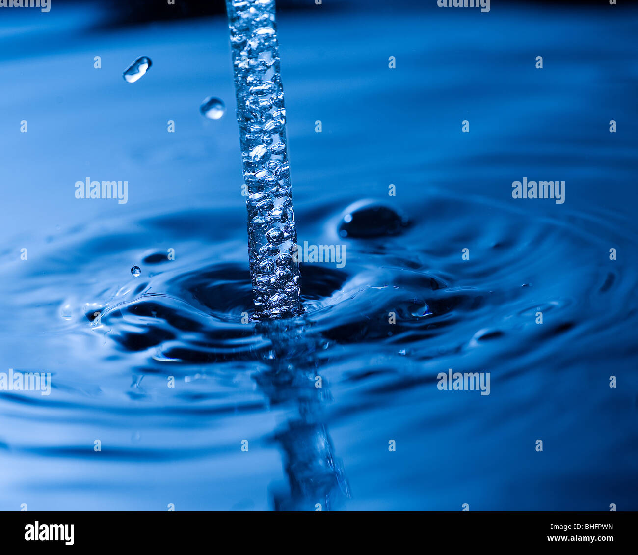 water pouring down on the surface Stock Photo - Alamy