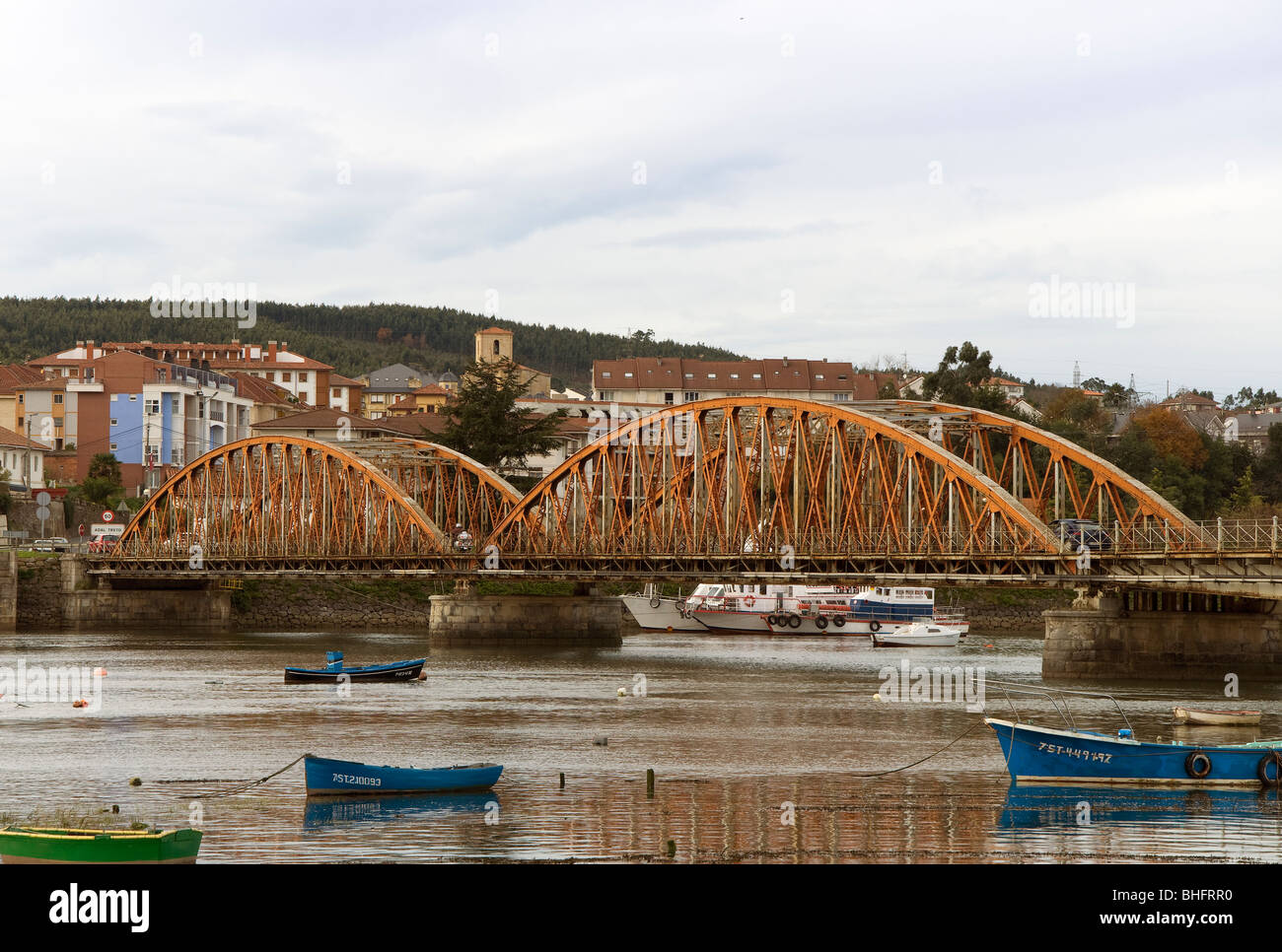 Puente Treto, also known as the old rotating iron bridge of the Eiffel ...