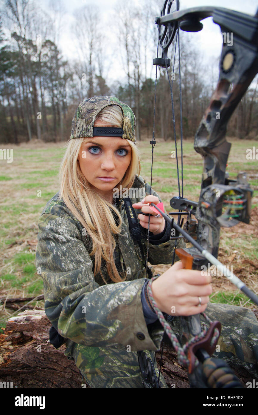 Country Girl Bow Hunting