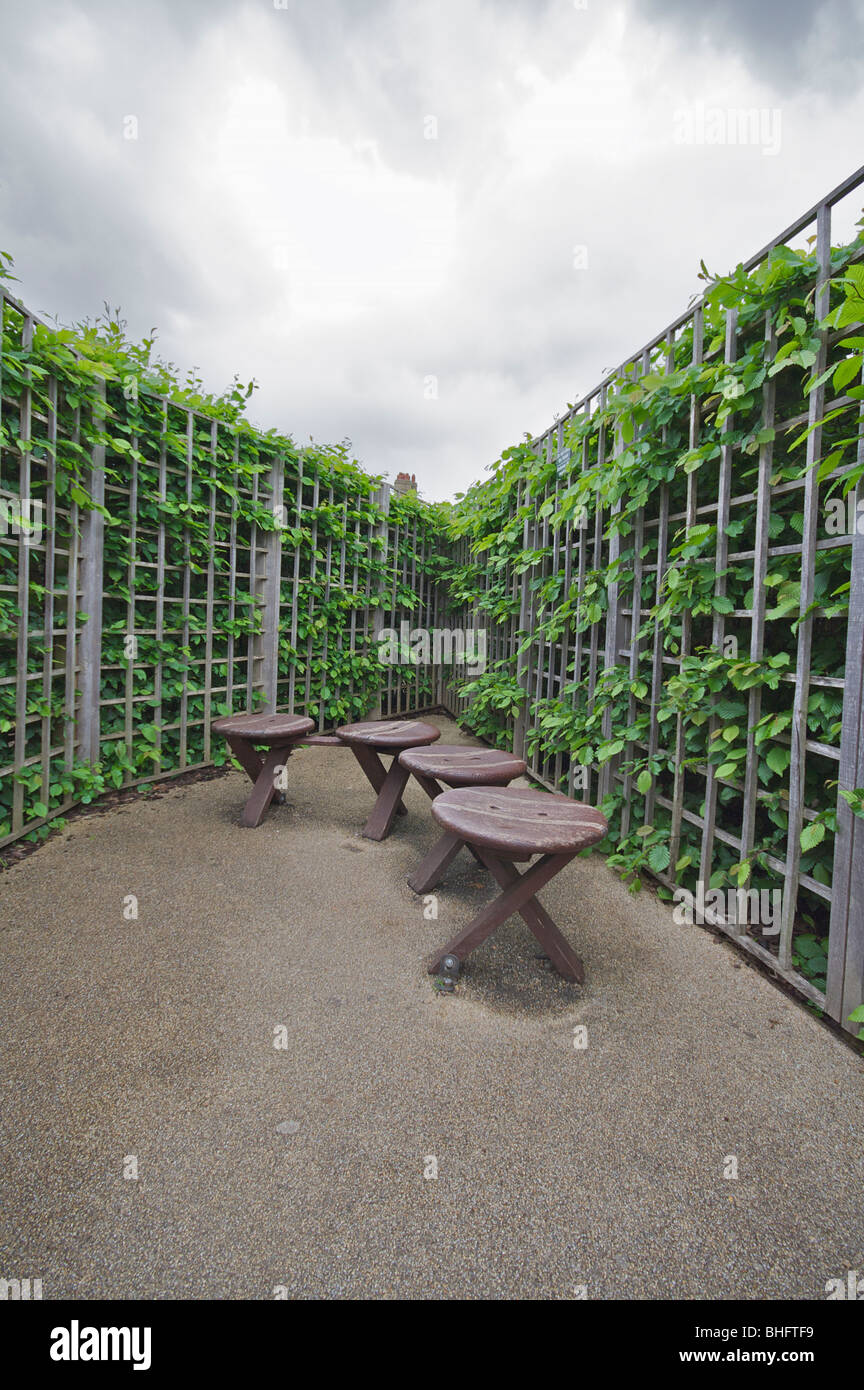 Hampton court palace maze hi-res stock photography and images - Alamy