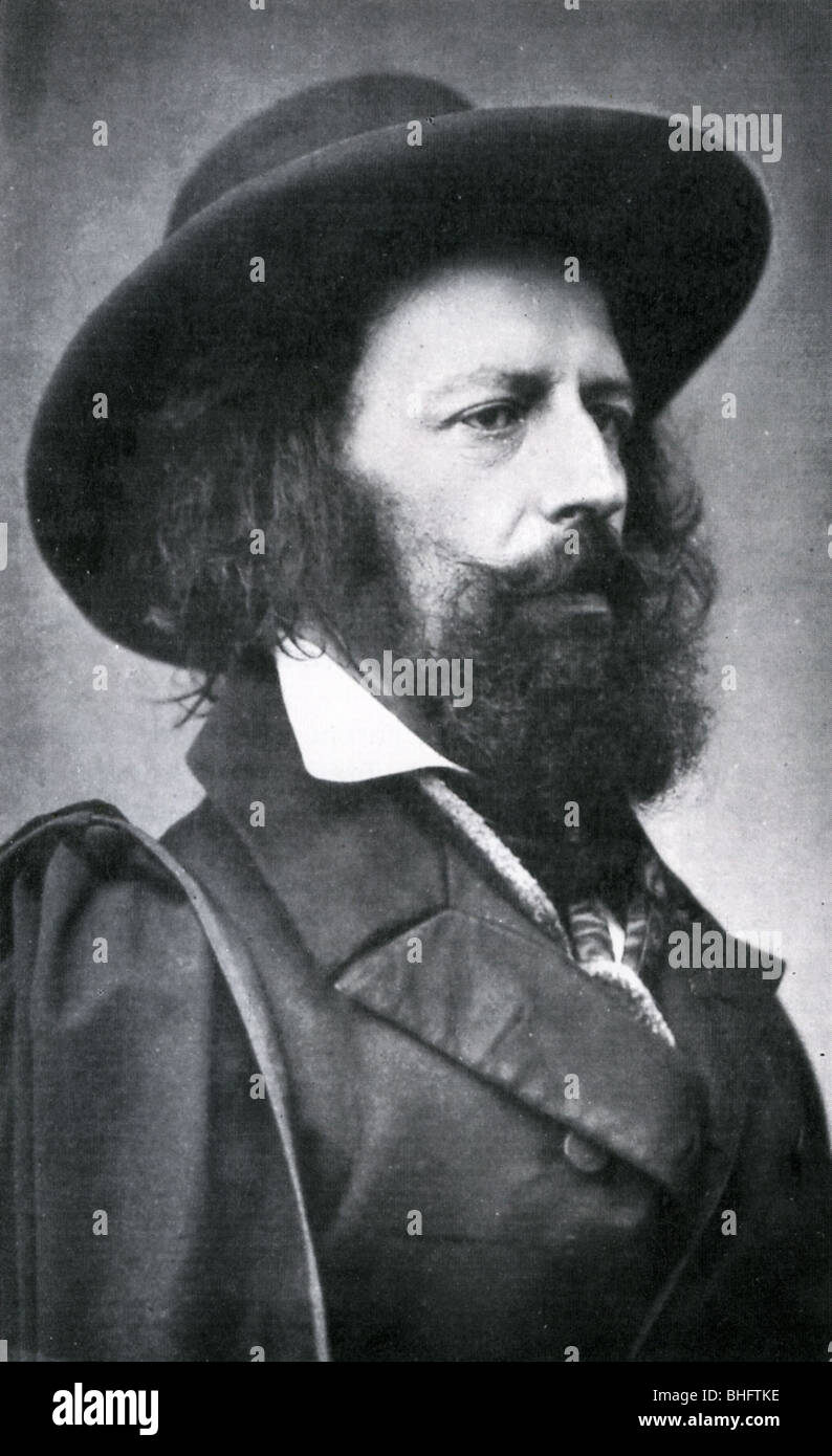 ALFRED LORD TENNYSON - English poet (1809-92 Stock Photo - Alamy