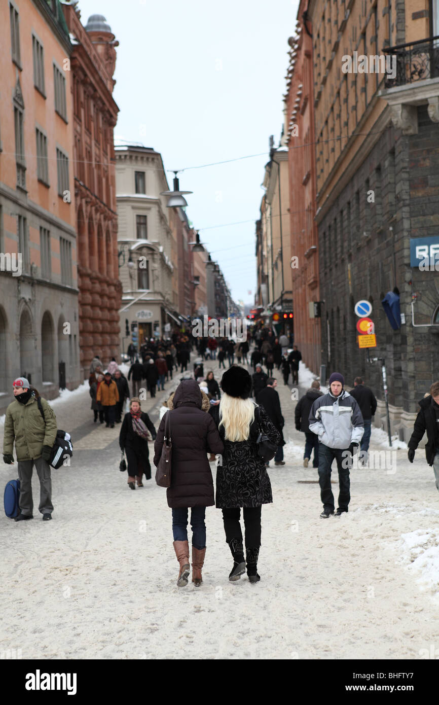 Stockholm Sweden Scandinavia Scandinavian north winter city Europe ...