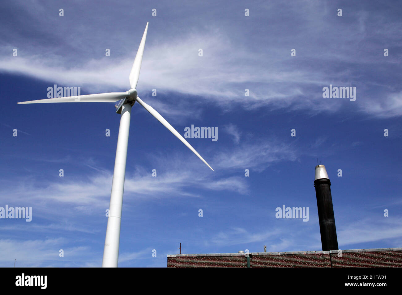Wind turbine energy propeller blades power Massachusetts New England ...
