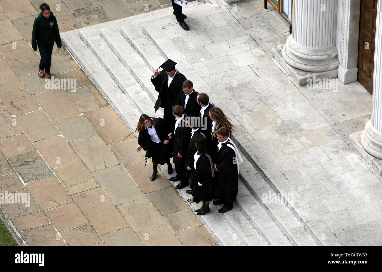 CAMBRIDGE UNIVERSITY STUDENTS GRADUATION DAY AT THE SENATE HOUSE Stock ...