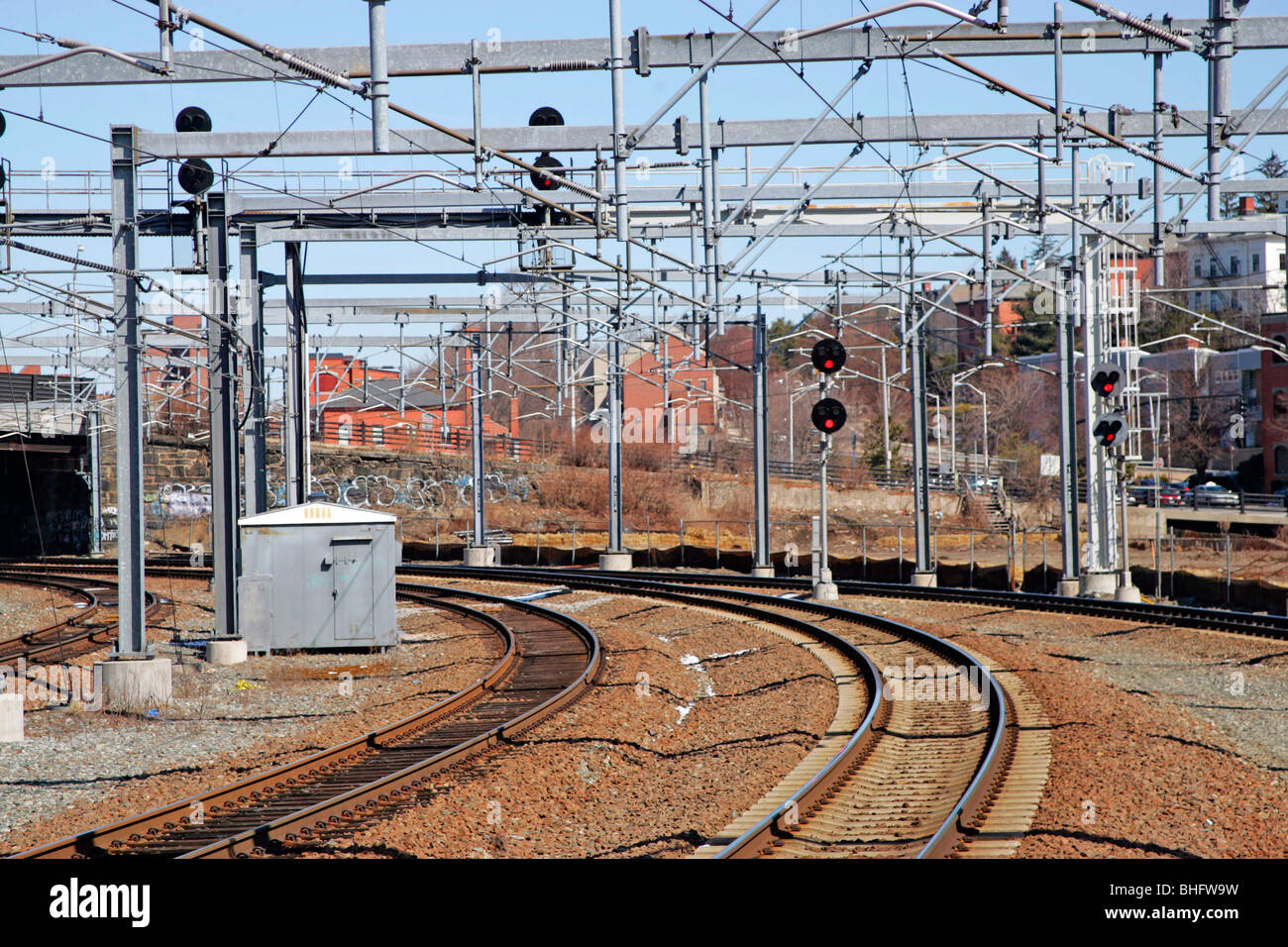 Providence Amtrak station Acela Express Stock Photo - Alamy