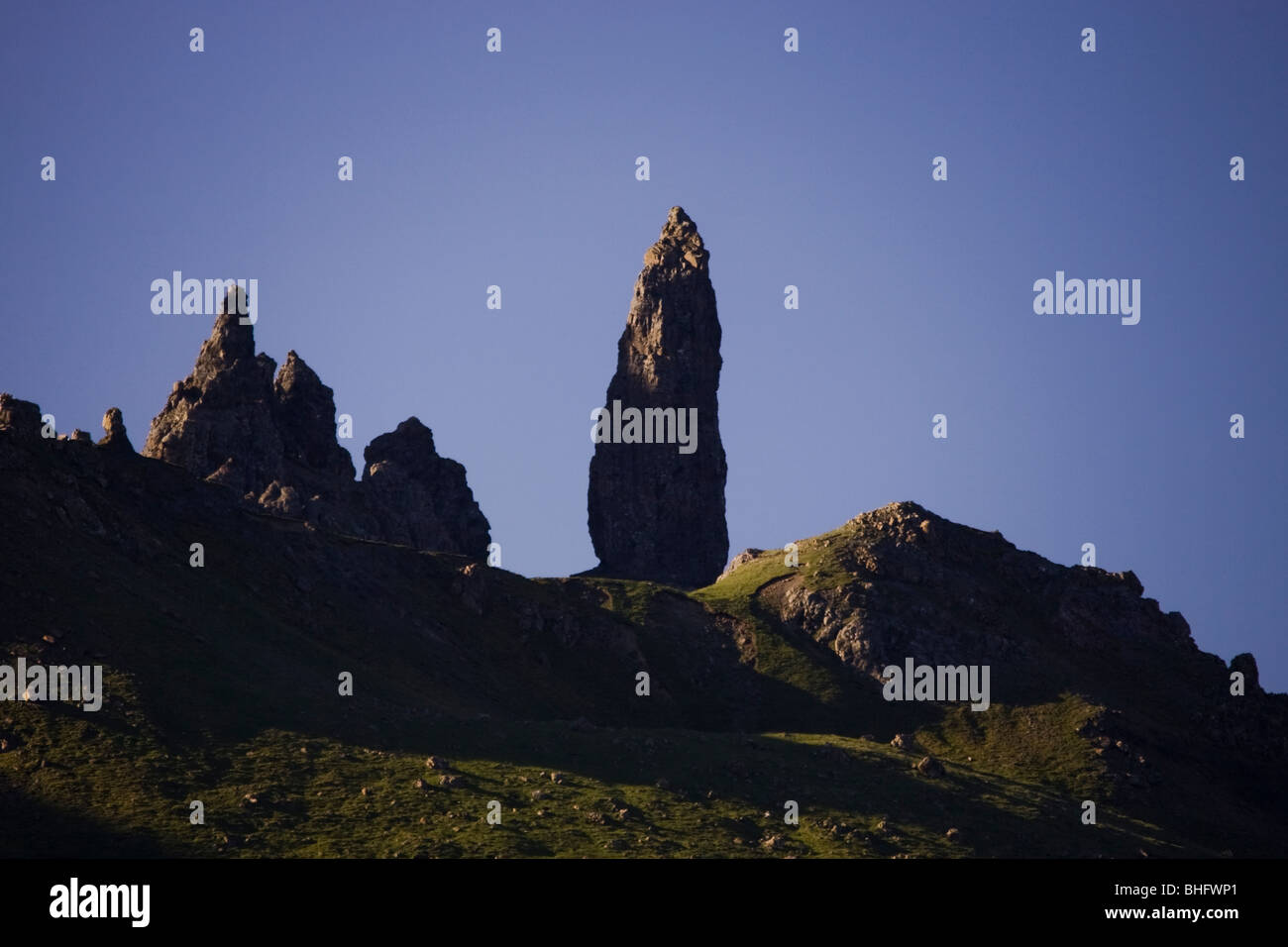 Interesting rock formations on the Isle of Skye, Scotland Stock Photo ...