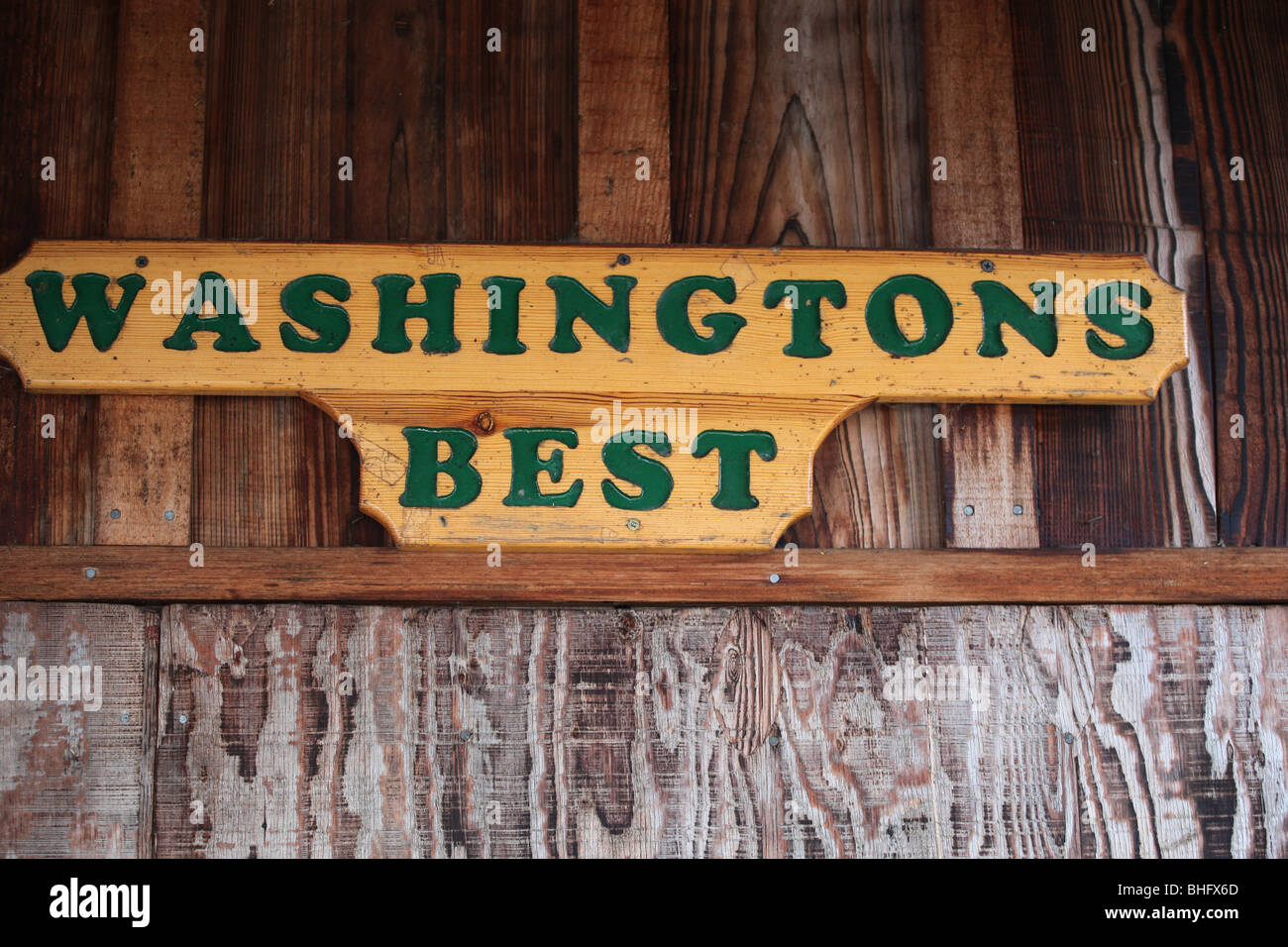 Washingtons best sign on display Stock Photo - Alamy