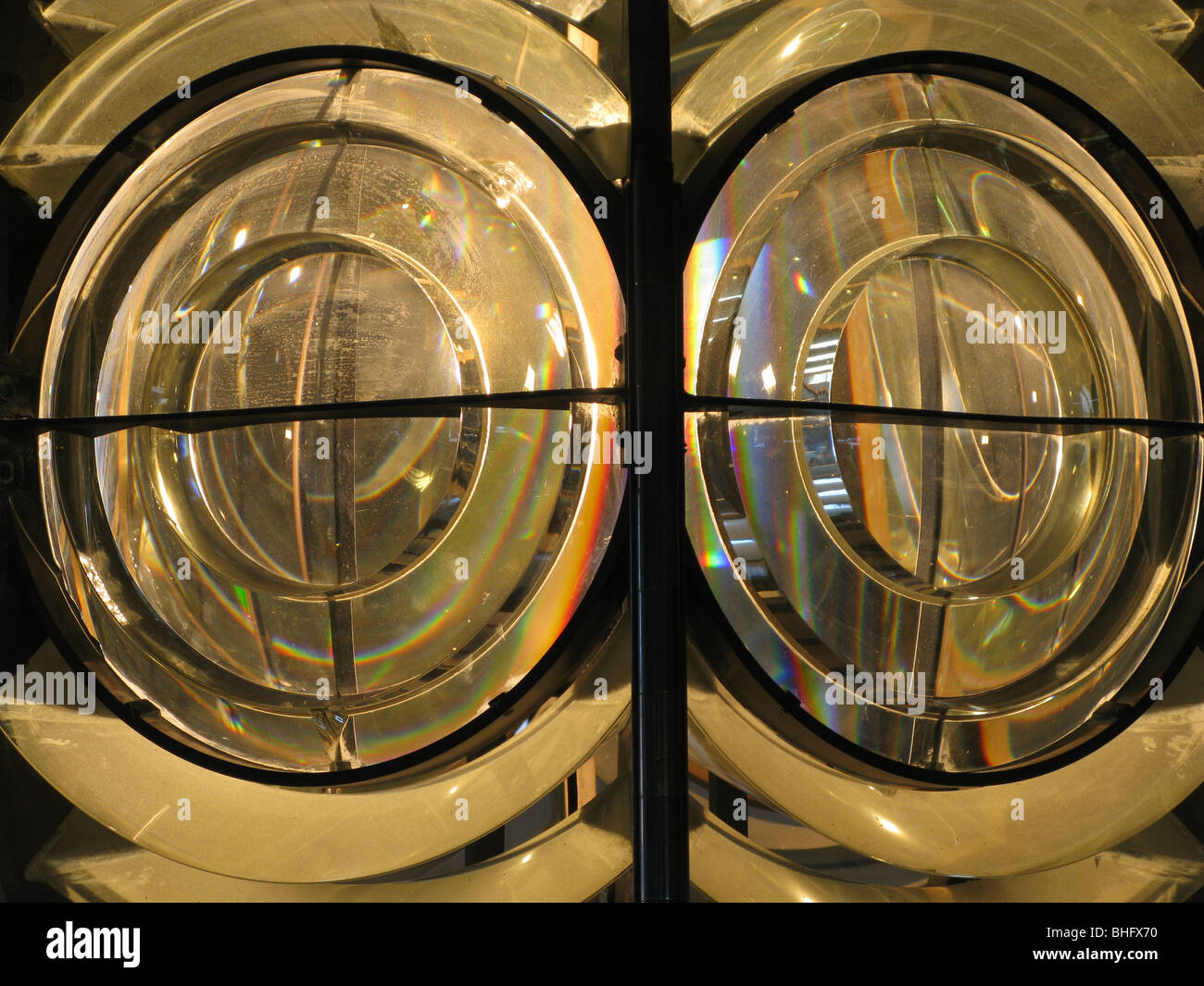 Fresnel lighthouse lens Stock Photo - Alamy