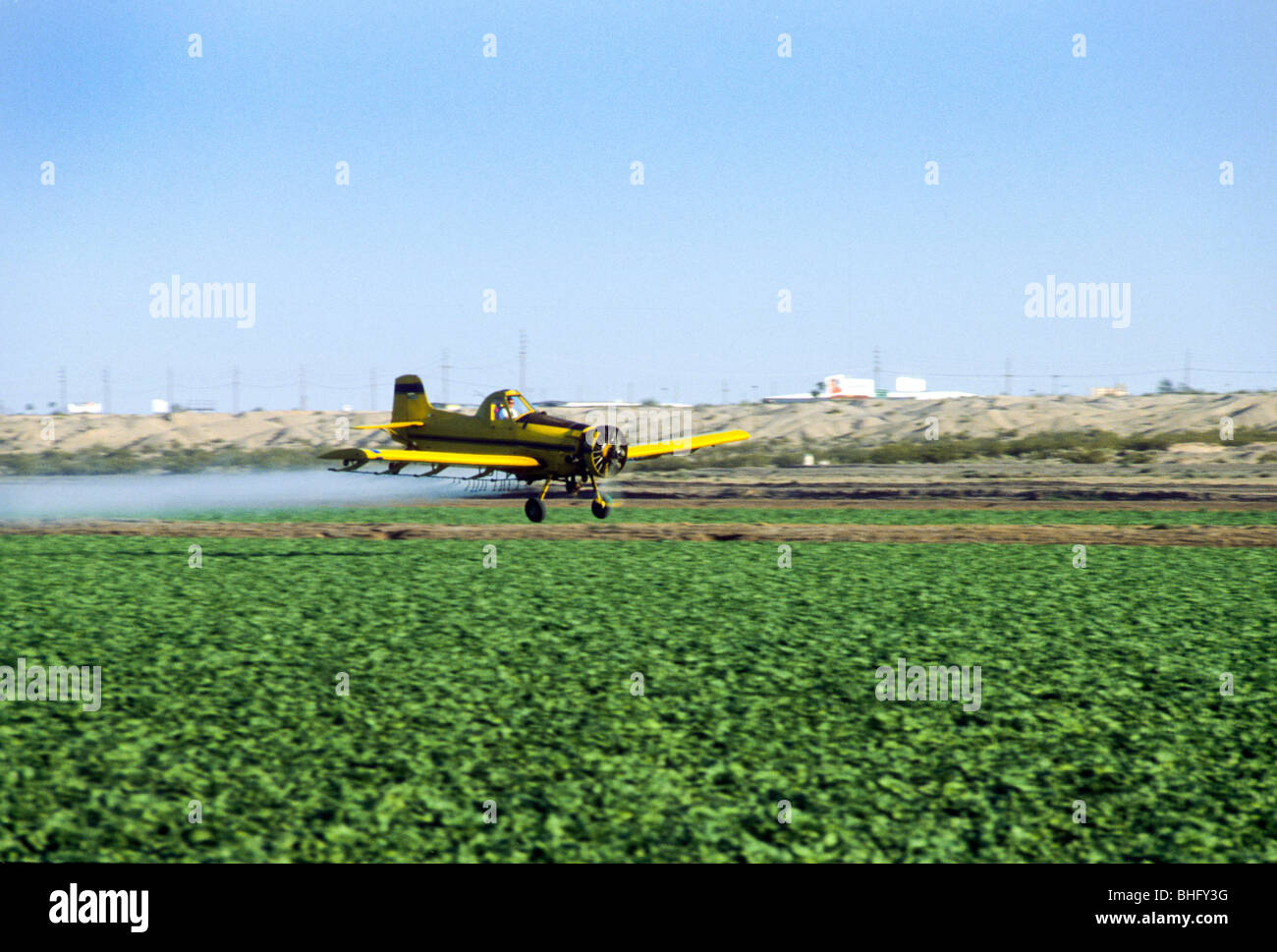 crop spray pest control cotton plant field agriculture airplane plane ...