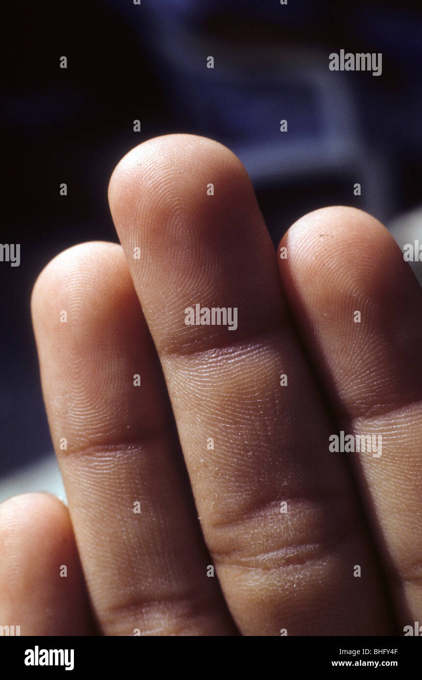 Whorl fingerprint hi-res stock photography and images - Alamy