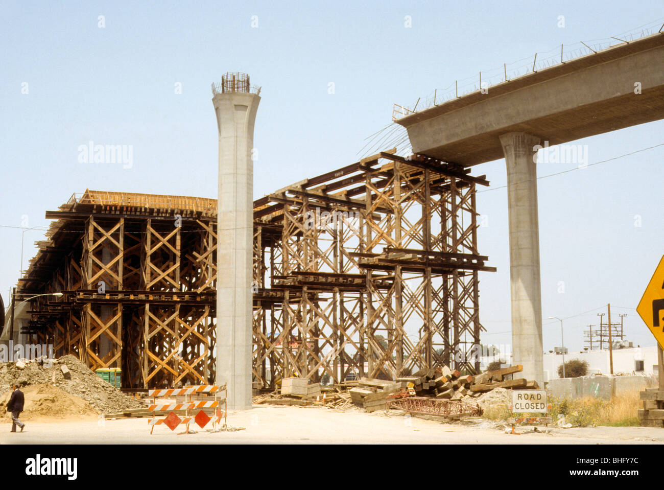 steel girder beam structure strong strength tower bridge construction ...