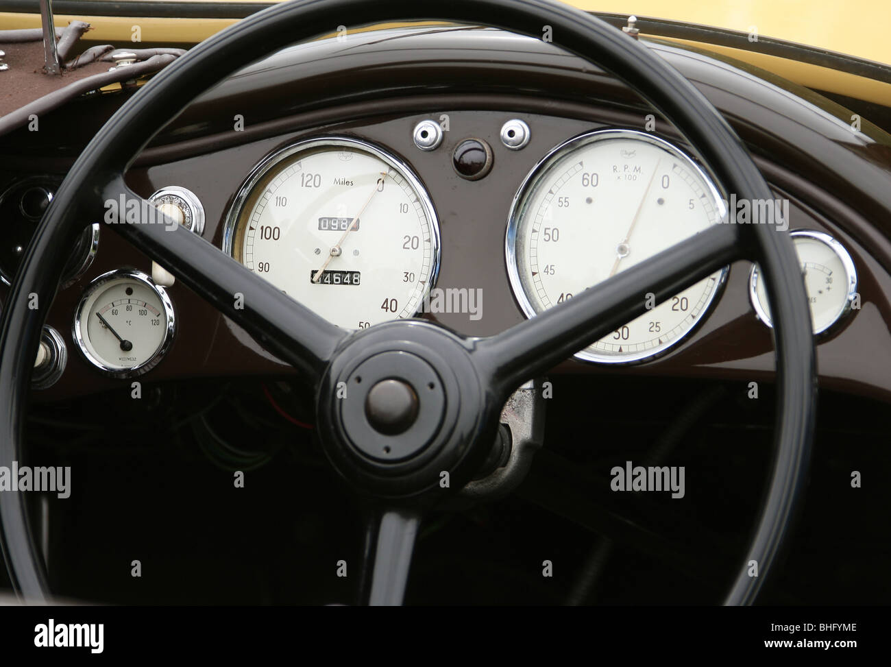 Car dashboard with mileage clock hi-res stock photography and images ...